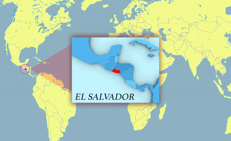 El Salvador Map And Key Location Information